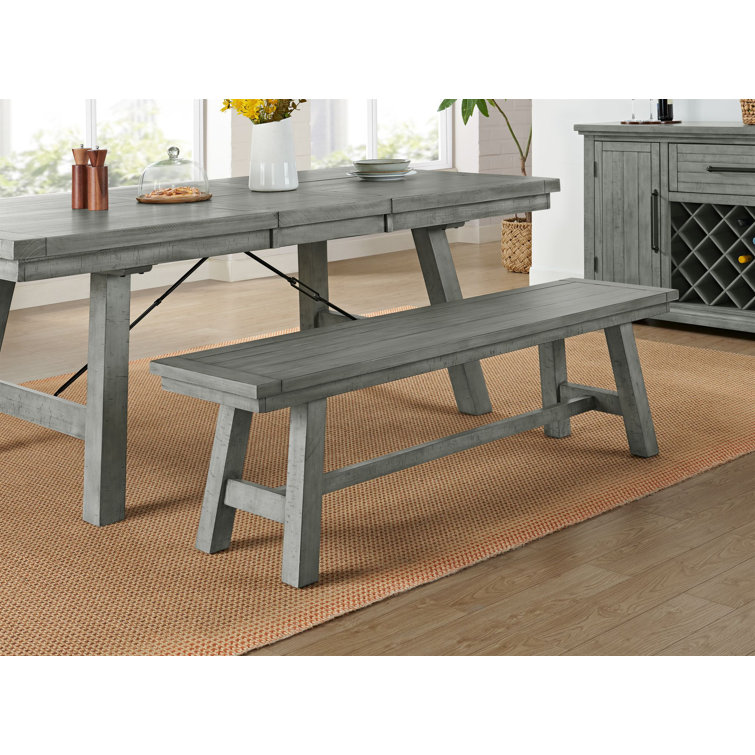 Laurel Foundry Modern Farmhouse Hoddesd Solid Wood Dining Bench | Wayfair