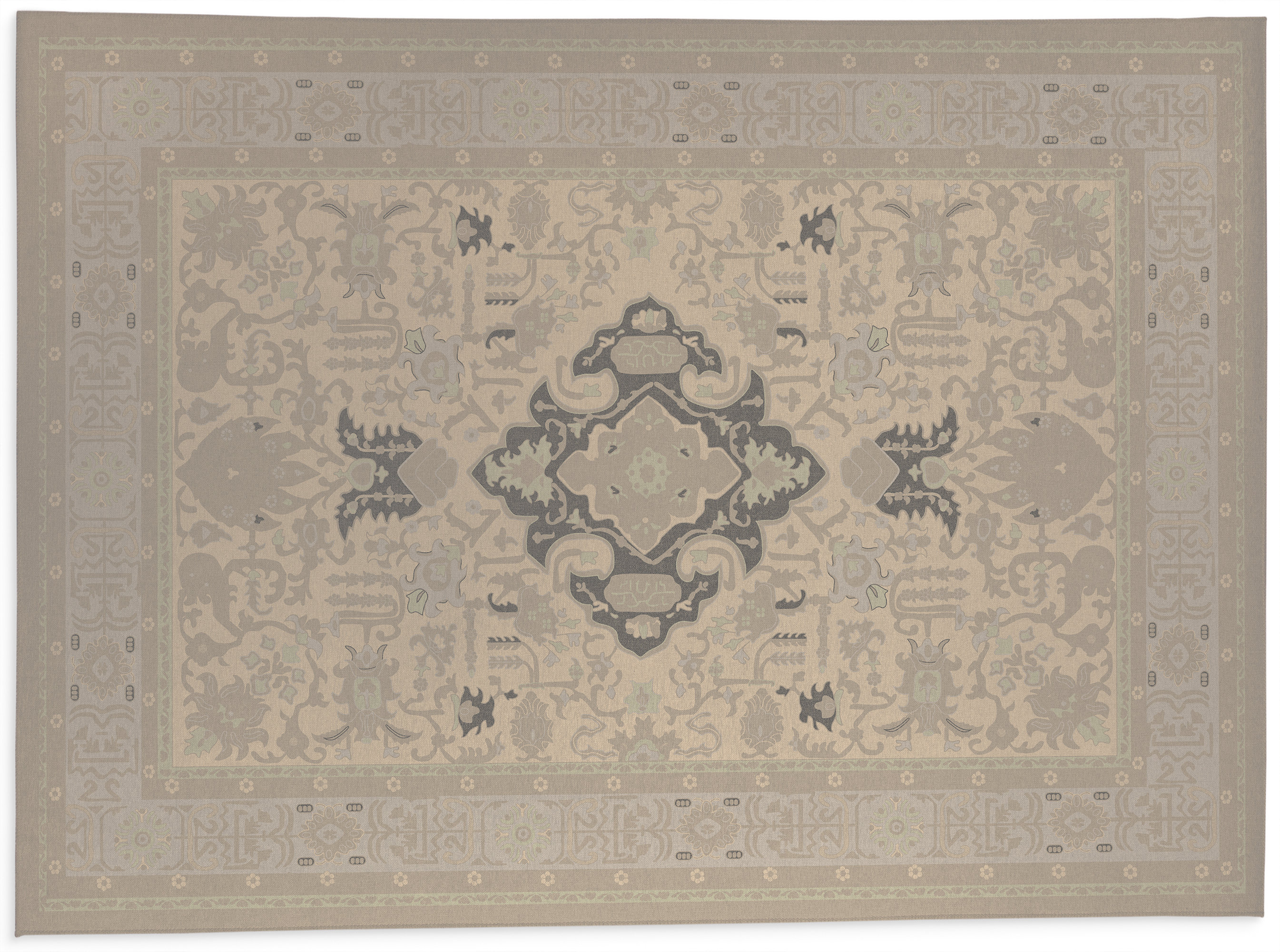 East Urban Home Pulcherie. DESERT SAND Kitchen Mat By Bungalow Rose ...