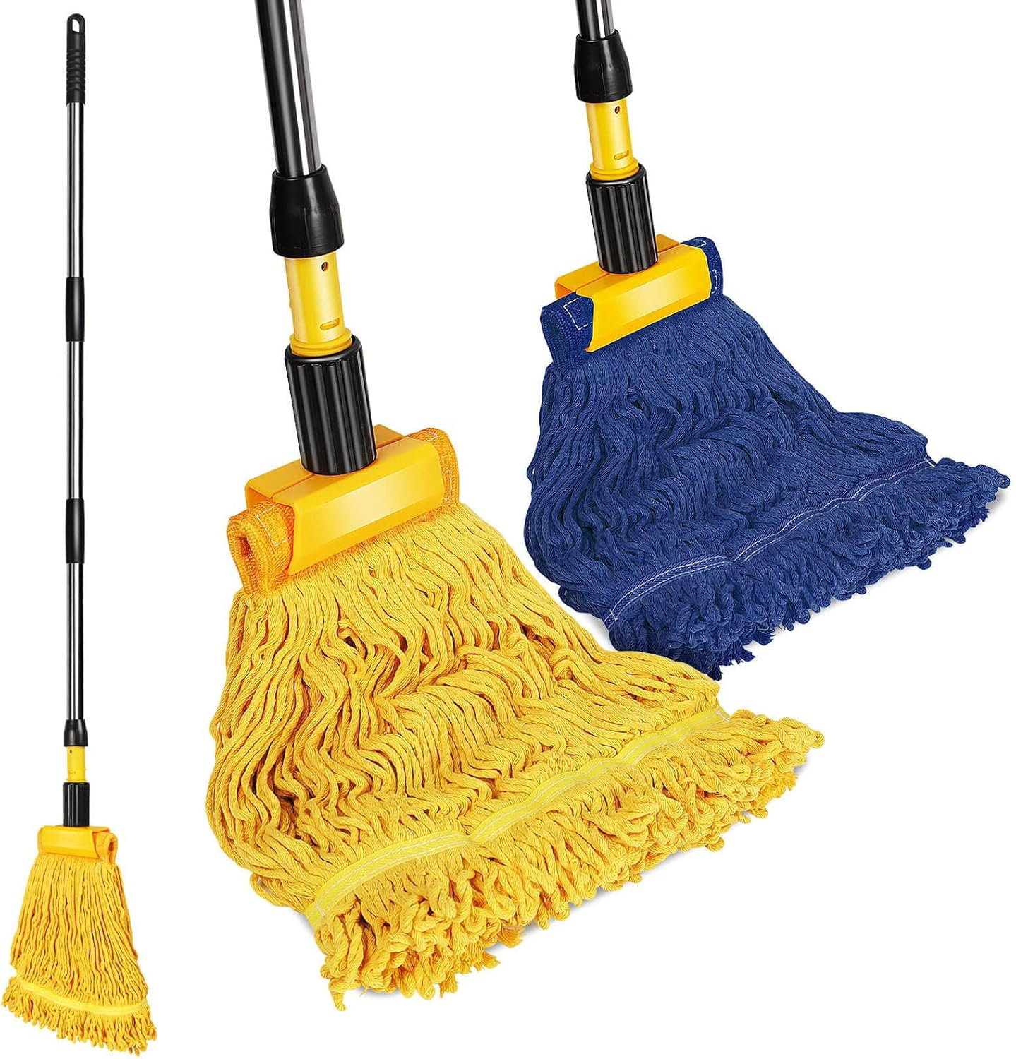 THIROX Commercial Mop, Looped End String Industrial Mop, Heavy Duty ...