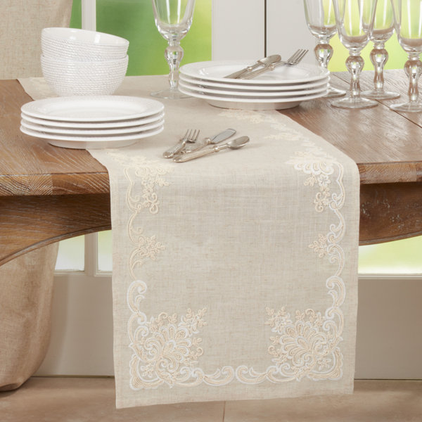 One Allium Way® Doak Table Runner & Reviews | Wayfair
