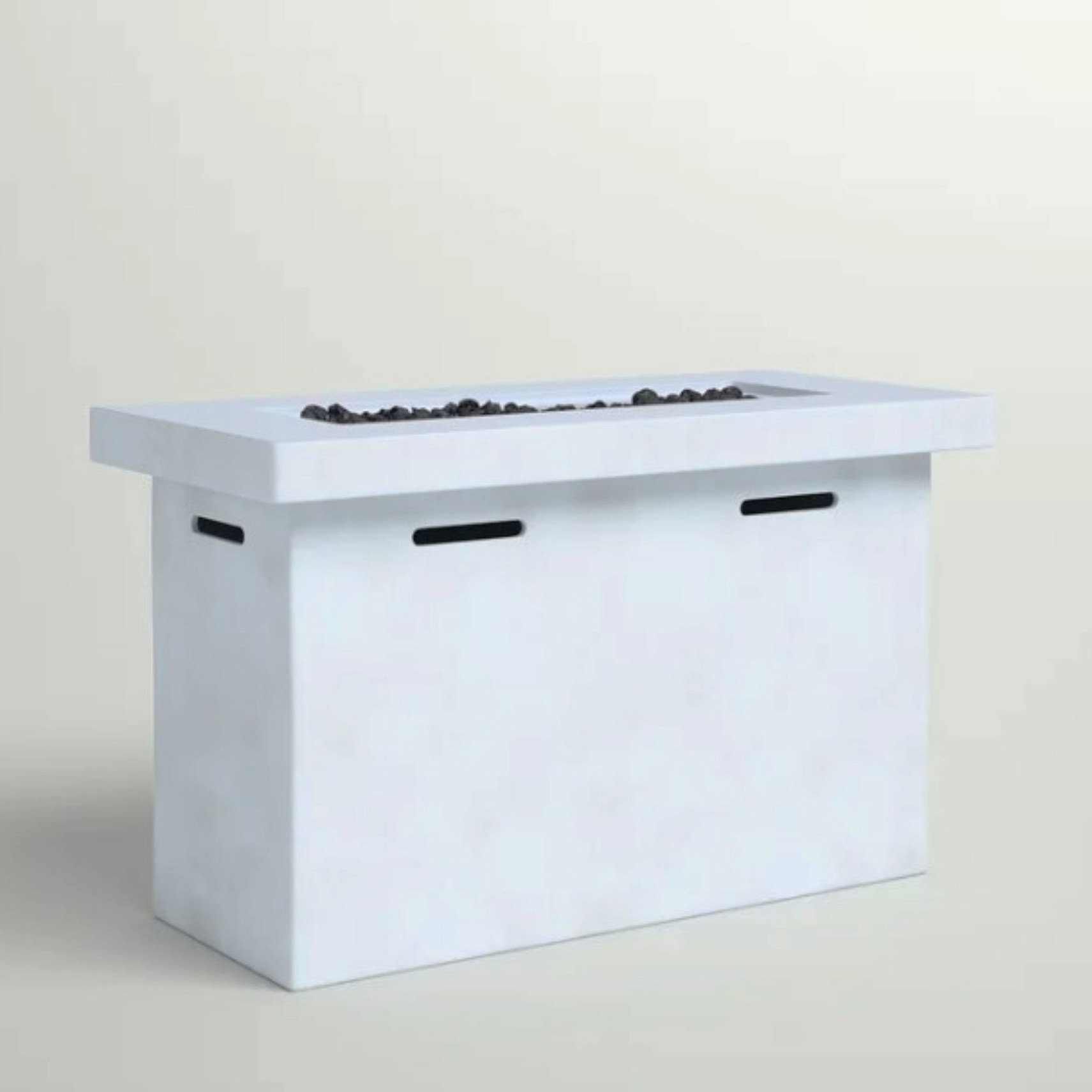 Brayden Studio® 25" H X 42" W Fireplace Table In Fiber Reinforced ...