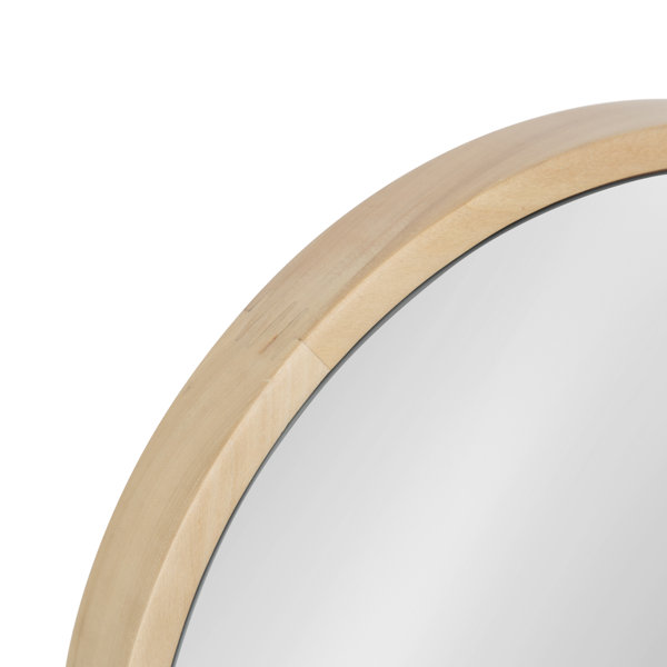AllModern Ashten Round Floor Mirror | Wayfair