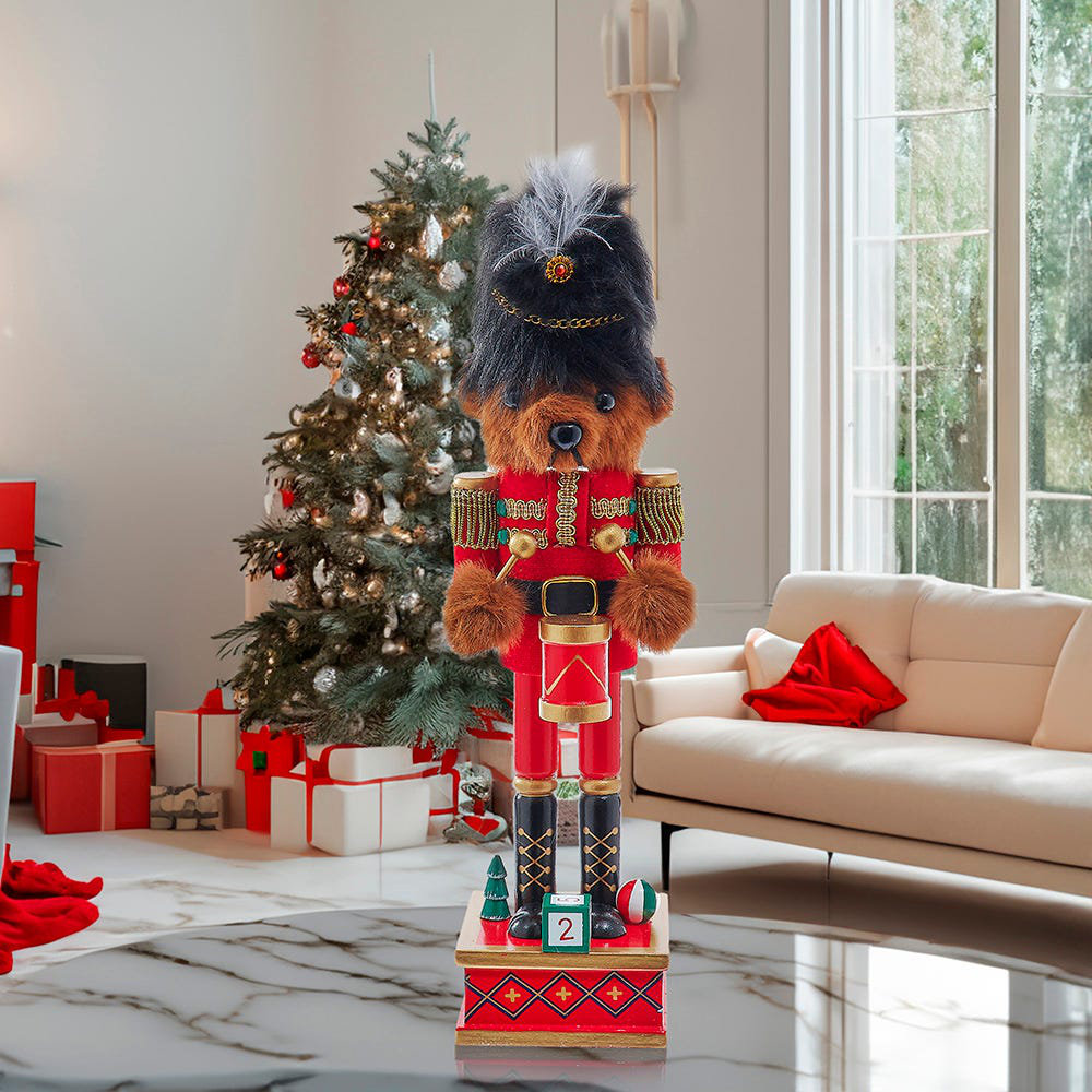 Kurt Adler 11-Inch Teddy Bear Nutcracker | Wayfair