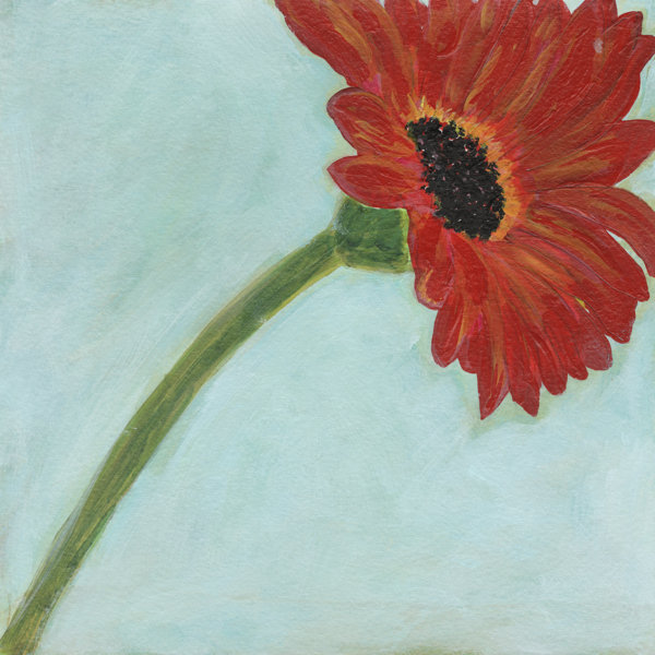 Winston Porter Layna Super Daisy II On Canvas by Jodi Fuchs Print | Wayfair