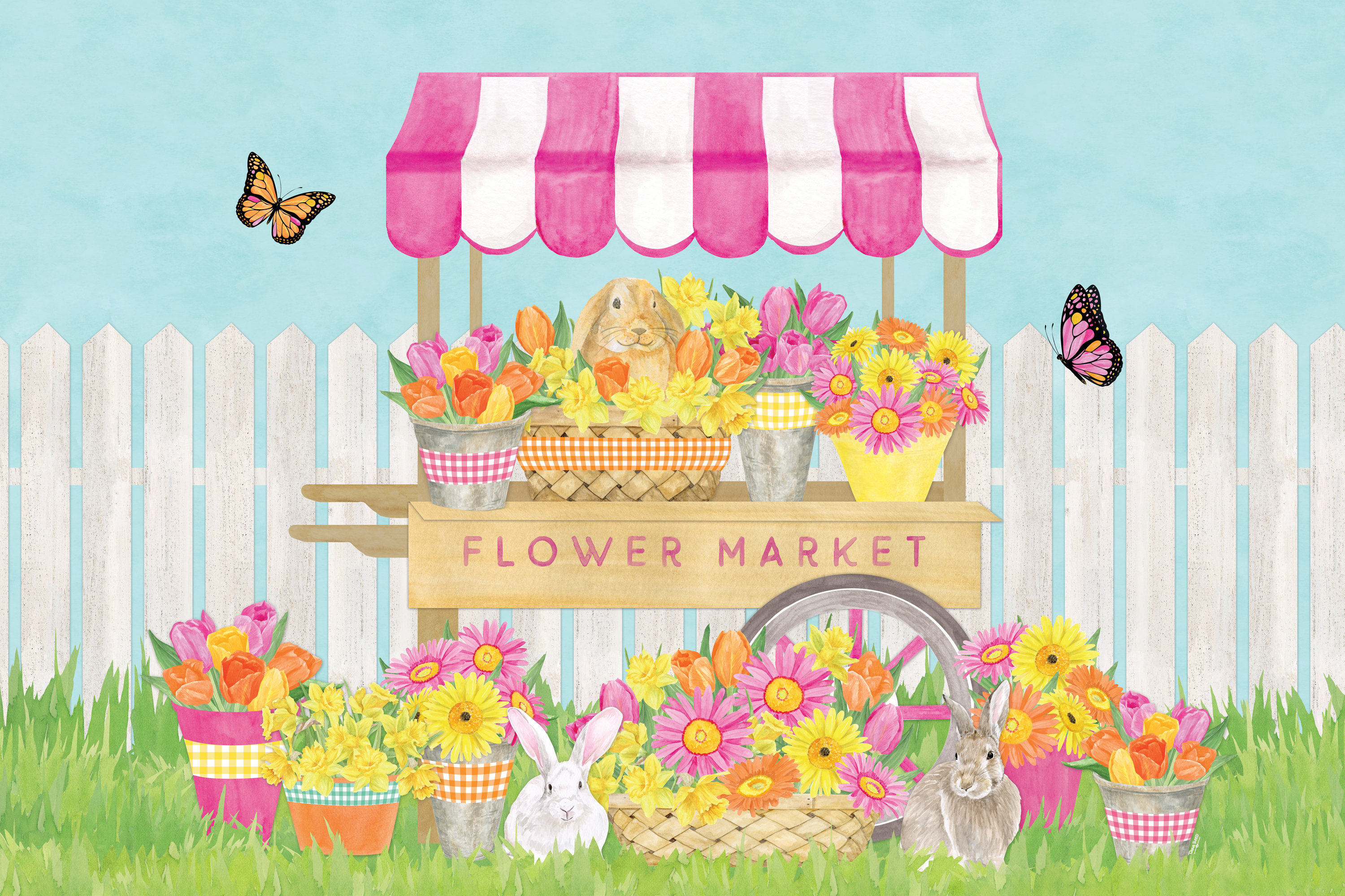 August Grove® Aynath Hoppy Spring I On Canvas Print | Wayfair