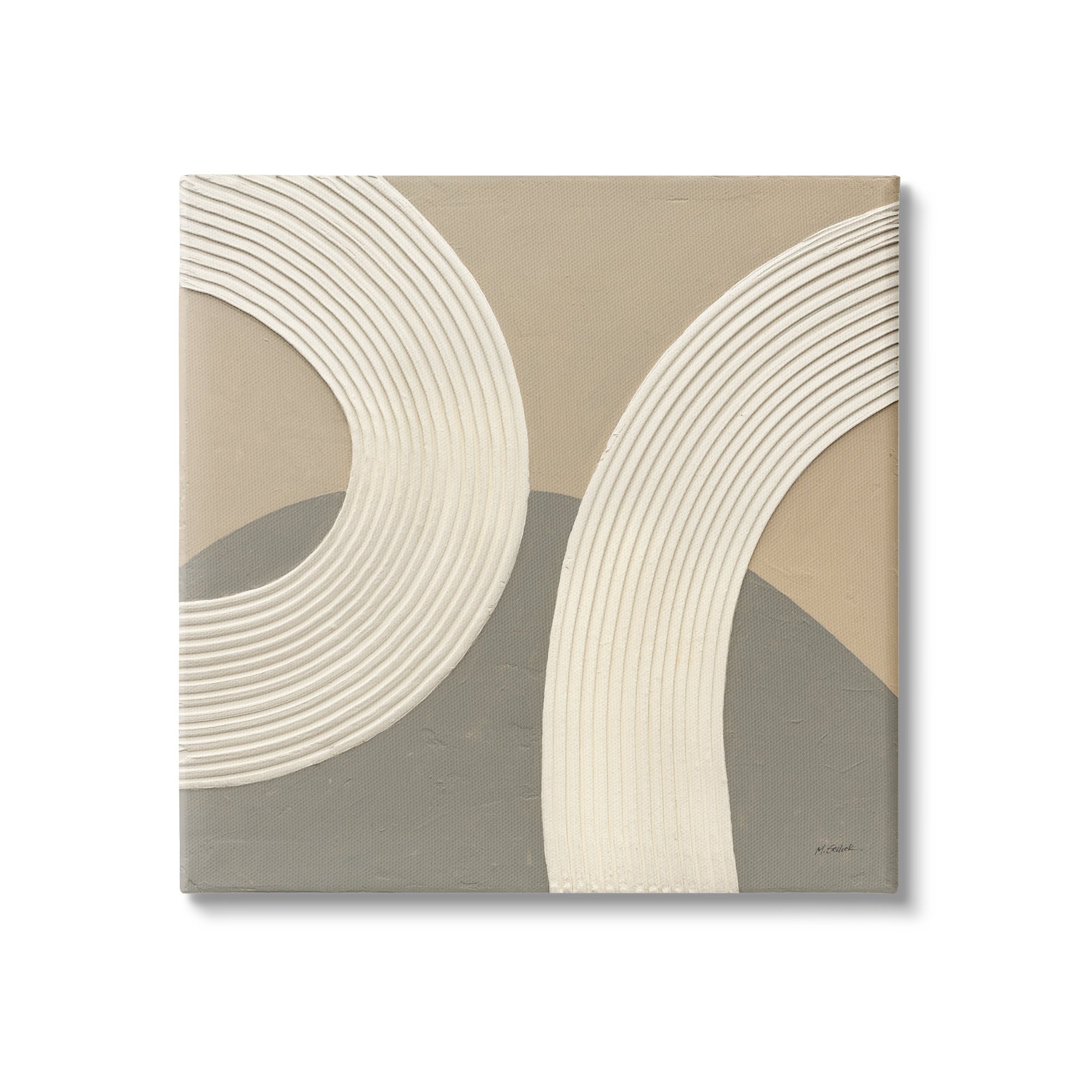 Wrought Studio™ Contemporary Circular Shapes Canvas Wall Art Design By ...