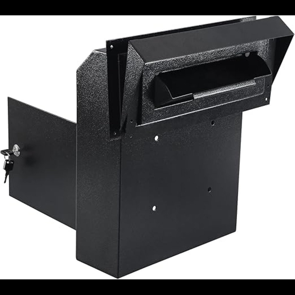 Invenitiah Door Drop Box For Mail, Heavy Duty Mail Boxes With Key Lock ...