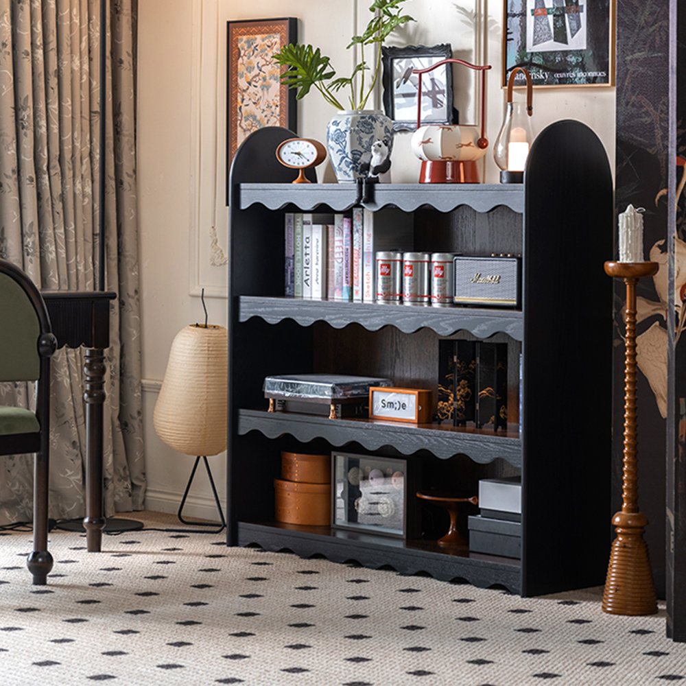 Kaoloupin Modern medieval style bookcase | Wayfair