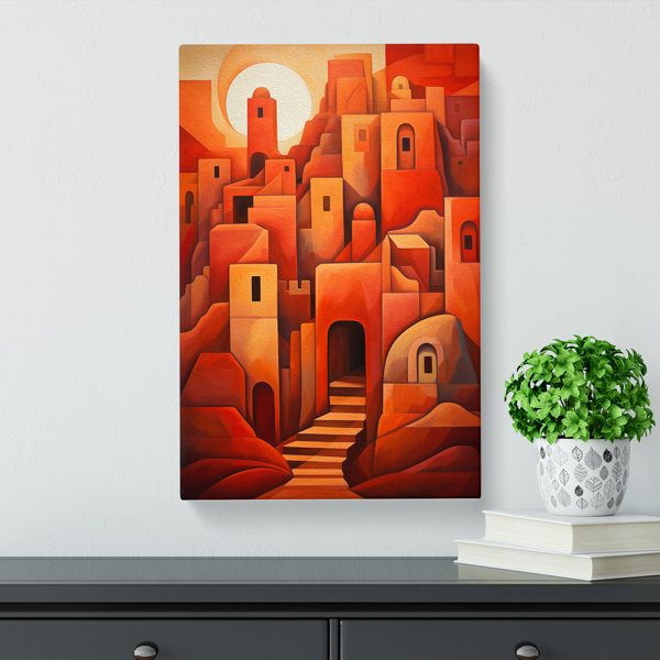 Marlow Home Co. Desert Cubism No.2 - Wrapped Canvas Art Prints ...