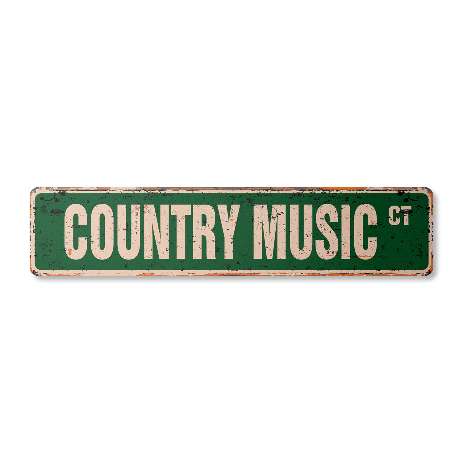 SignMission Country Music Aluminum Street Sign | Wayfair
