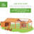 August Grove Chicken Run Large Chicken Coop with Nesting Box for 4–8 ...