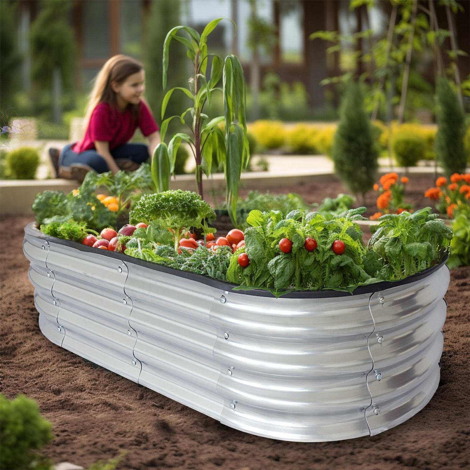 Arlmont & Co. Nikyra Raised Garden Bed | Wayfair
