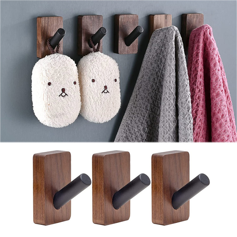 Millwood Pines Solid Wood 3 - Hook Wall Mounted Wall Hook & Reviews ...