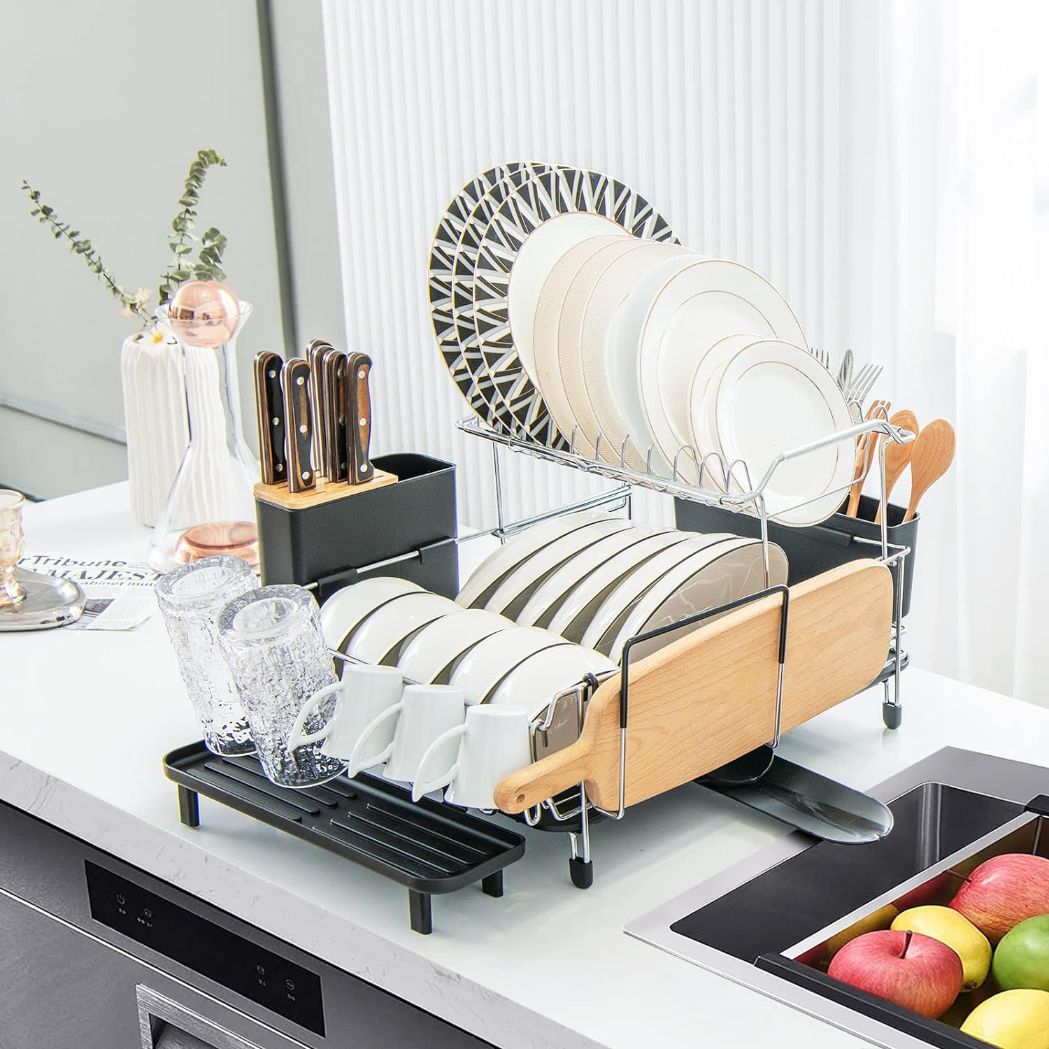Turopi 2 Tier Dish Rack | Wayfair
