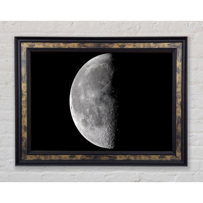 Bright Star Half Moon - Single Picture Frame Art Prints | Wayfair.co.uk