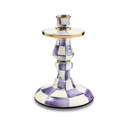 MacKenzie-Childs Violet Check Candlestick | Perigold