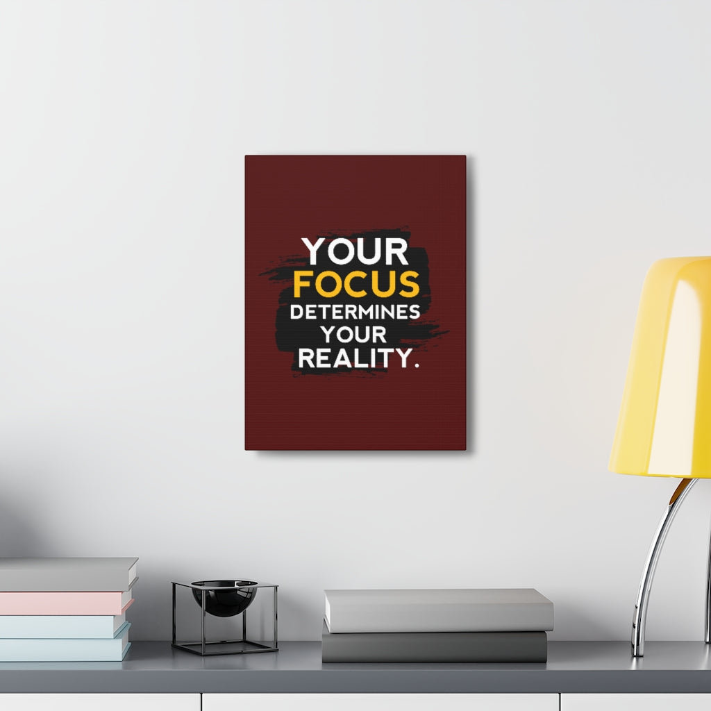 Trinx Inspirational Wall Art Focus Determines Your Reality Motivation ...
