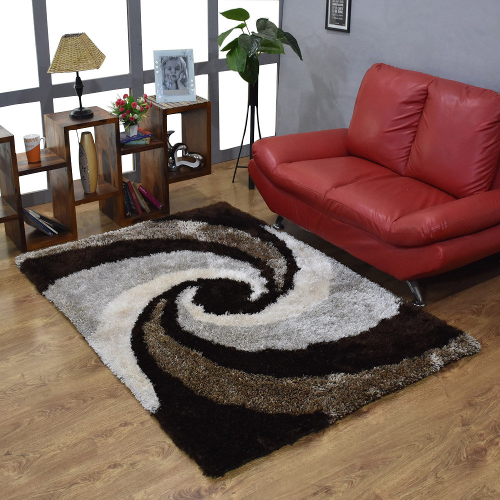 Canora Grey HAND TUFTED SHAG POLYESTER ECO-FRIENDLY AREA RUGS ...