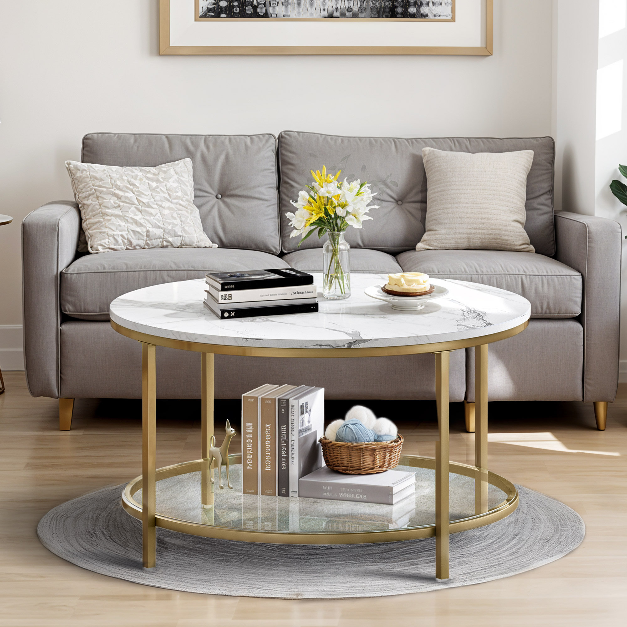 Mercer41 Jeeyoung Single Coffee Table | Wayfair