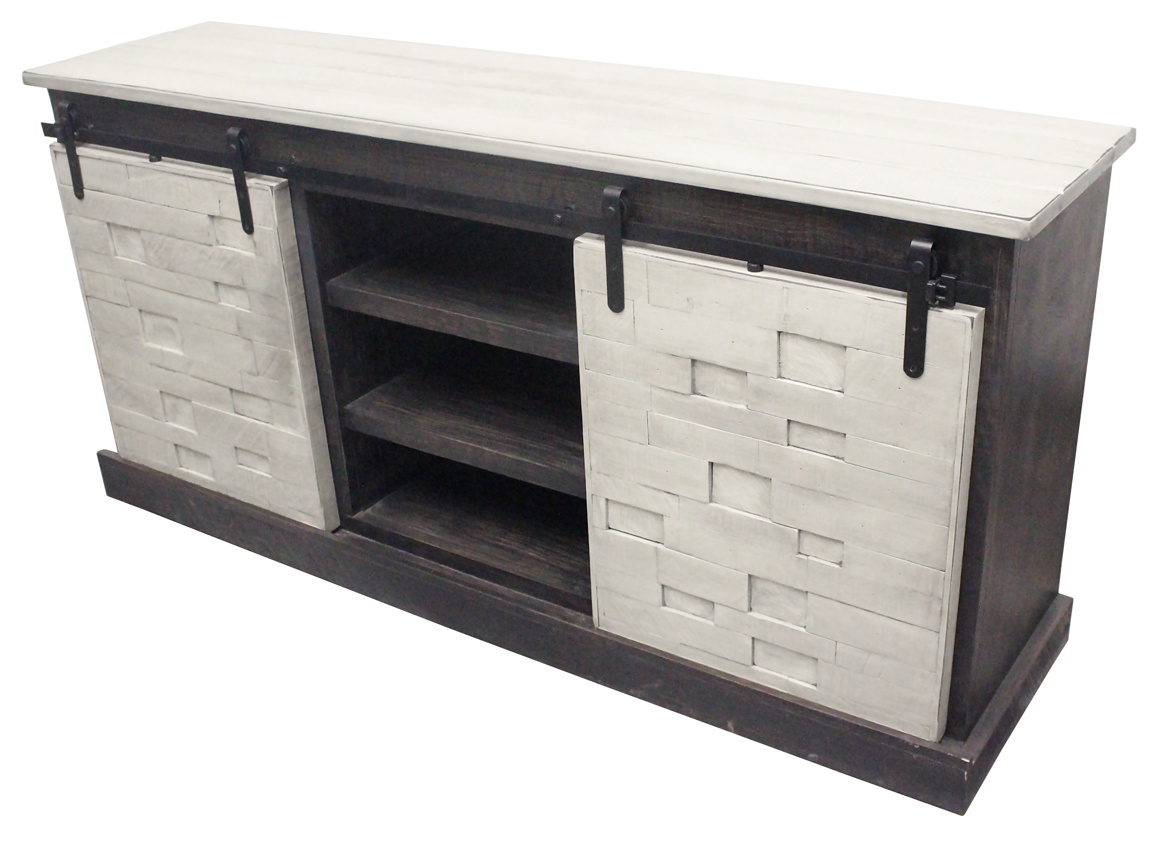 Gracie Oaks Cargo TV Stand for TVs up to 75" | Wayfair