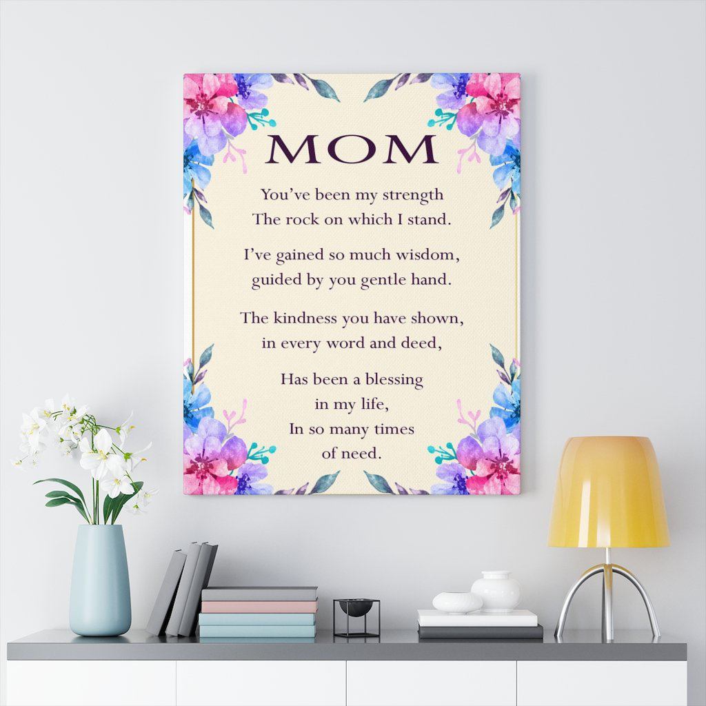 Express Your Love Gifts To My Mom Canvas Daughter Son Gift For Mother ...