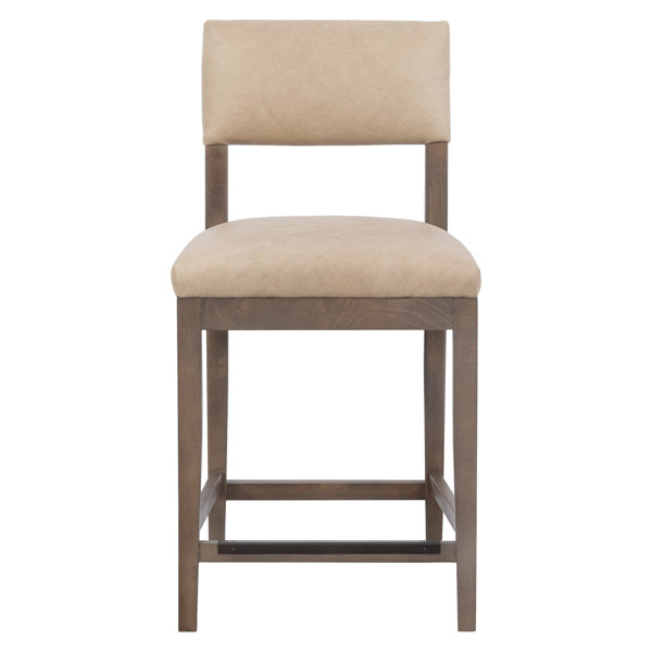 Fairfield Chair Silas Leather Bar Stool | Wayfair