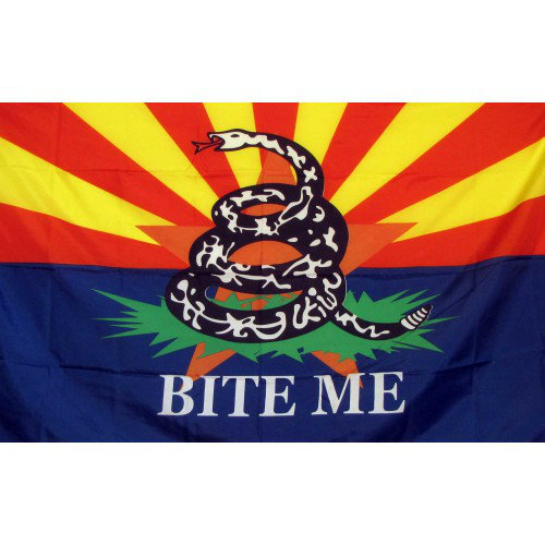NeoPlex Jennette Arizona Bite Me Traditional Flag | Wayfair