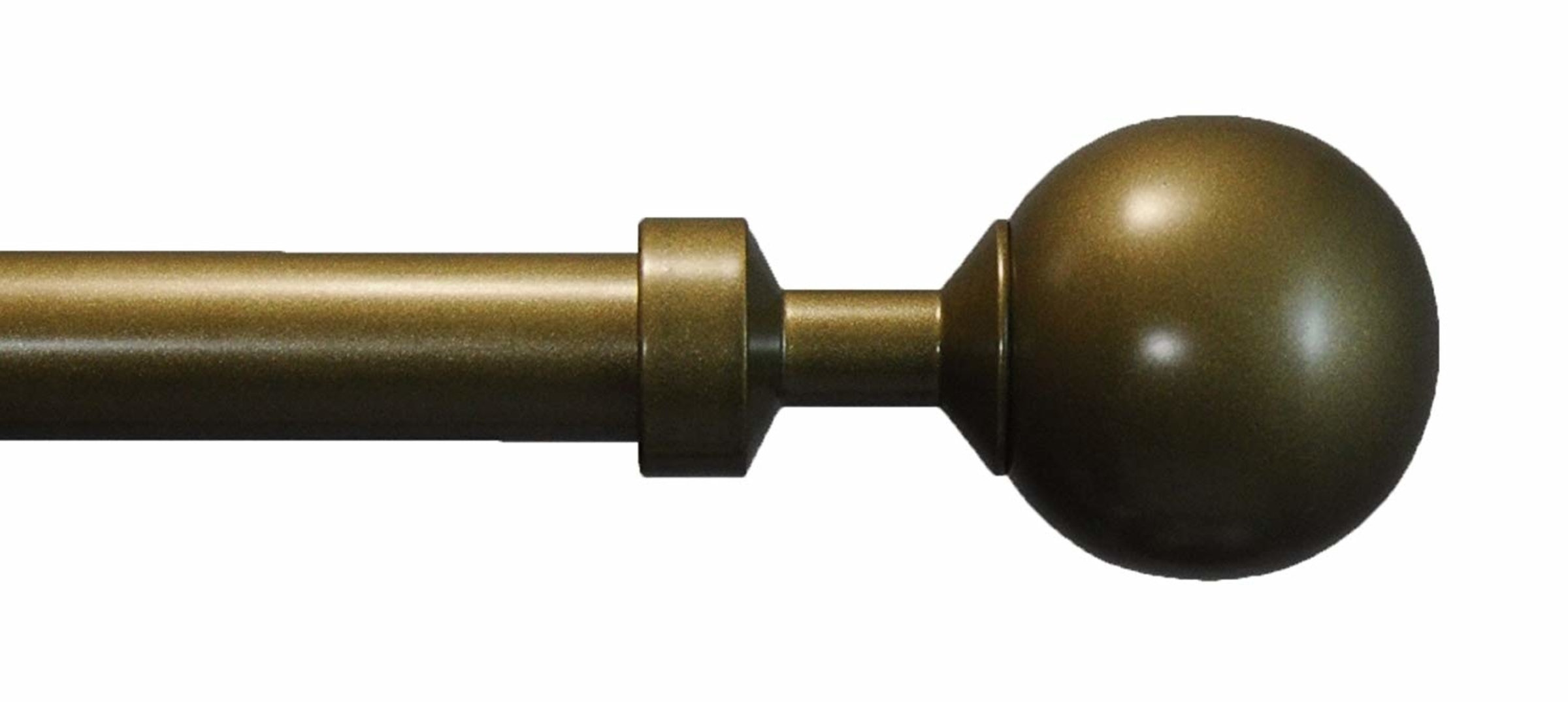 Alcott Hill Verna Steel Ball Finial Drapery Curtain Single Rod ...