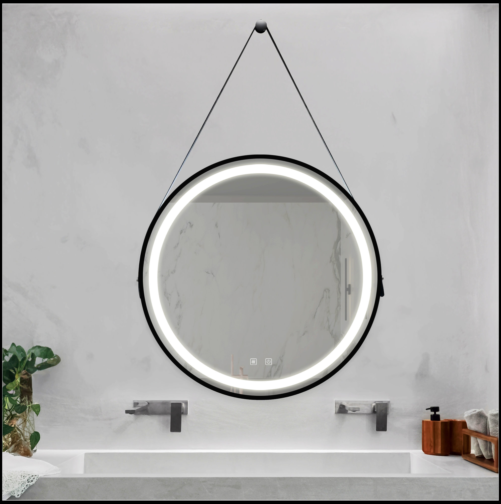 Latitude Run® Bathroom LED Classy Vanity Mirror - Wayfair Canada