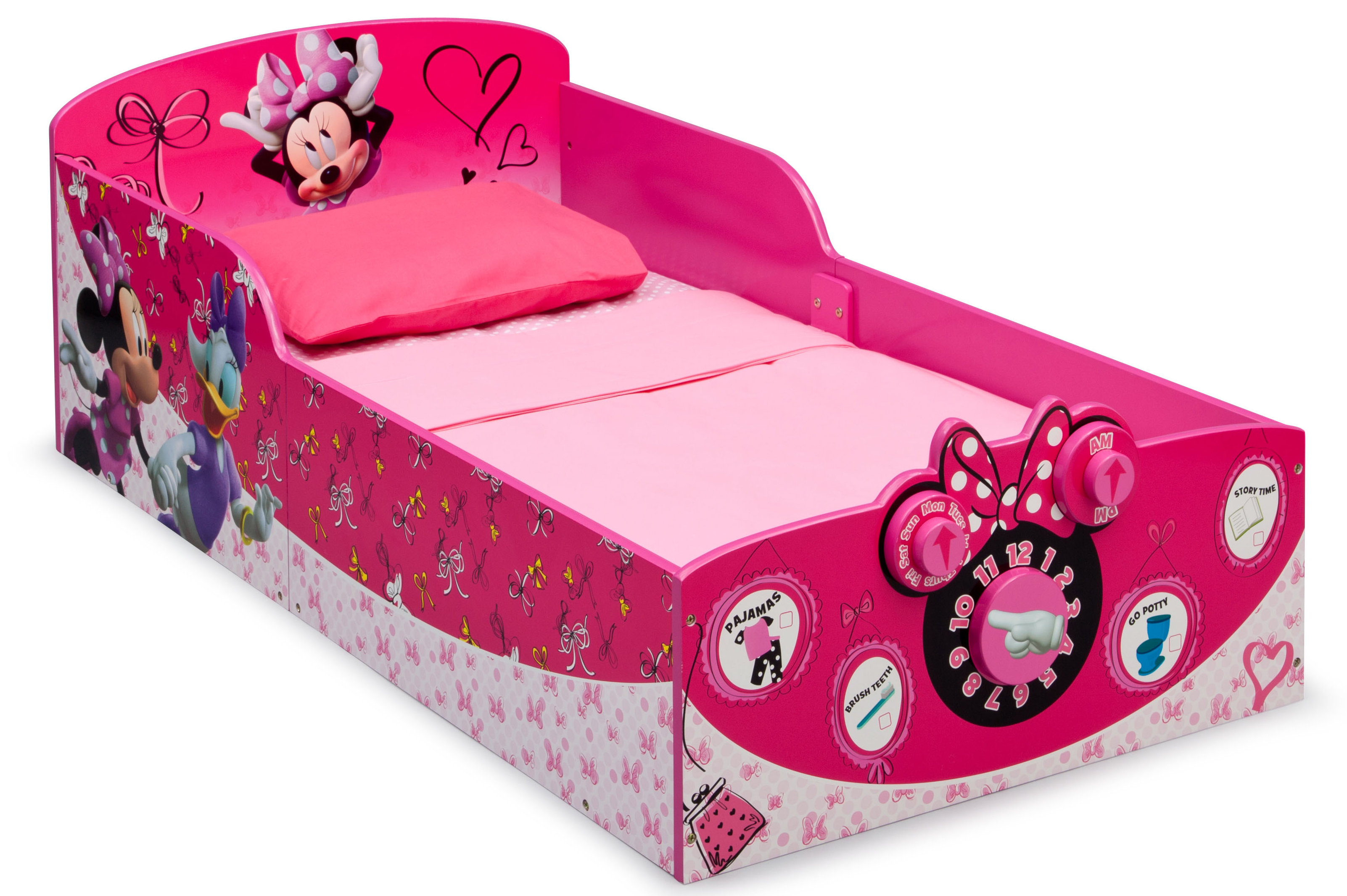 Delta Children Minnie Mouse Convertible Toddler Bed & Reviews - Wayfair ...