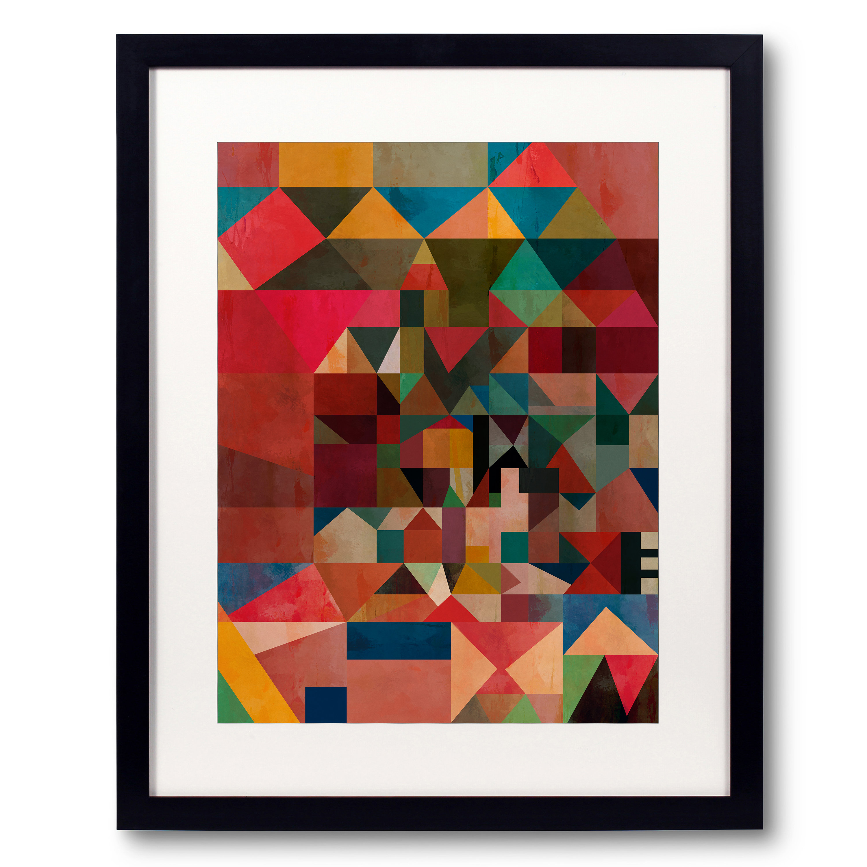 Made & Curated Triangles and Rectangles by Angel Estevez - Graphic Art ...