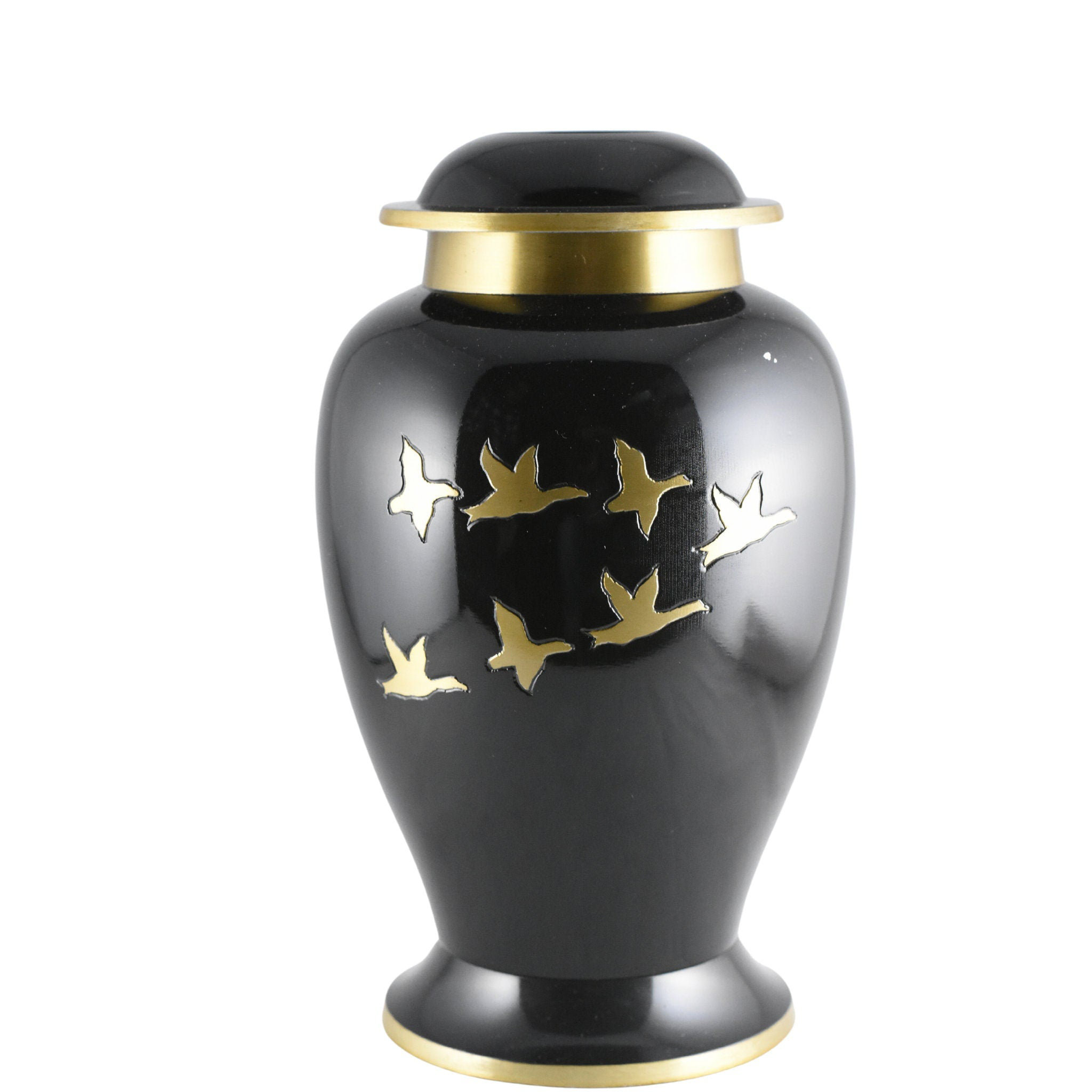 East Urban Home Rockney Handmade Flying Geese Urn | Wayfair
