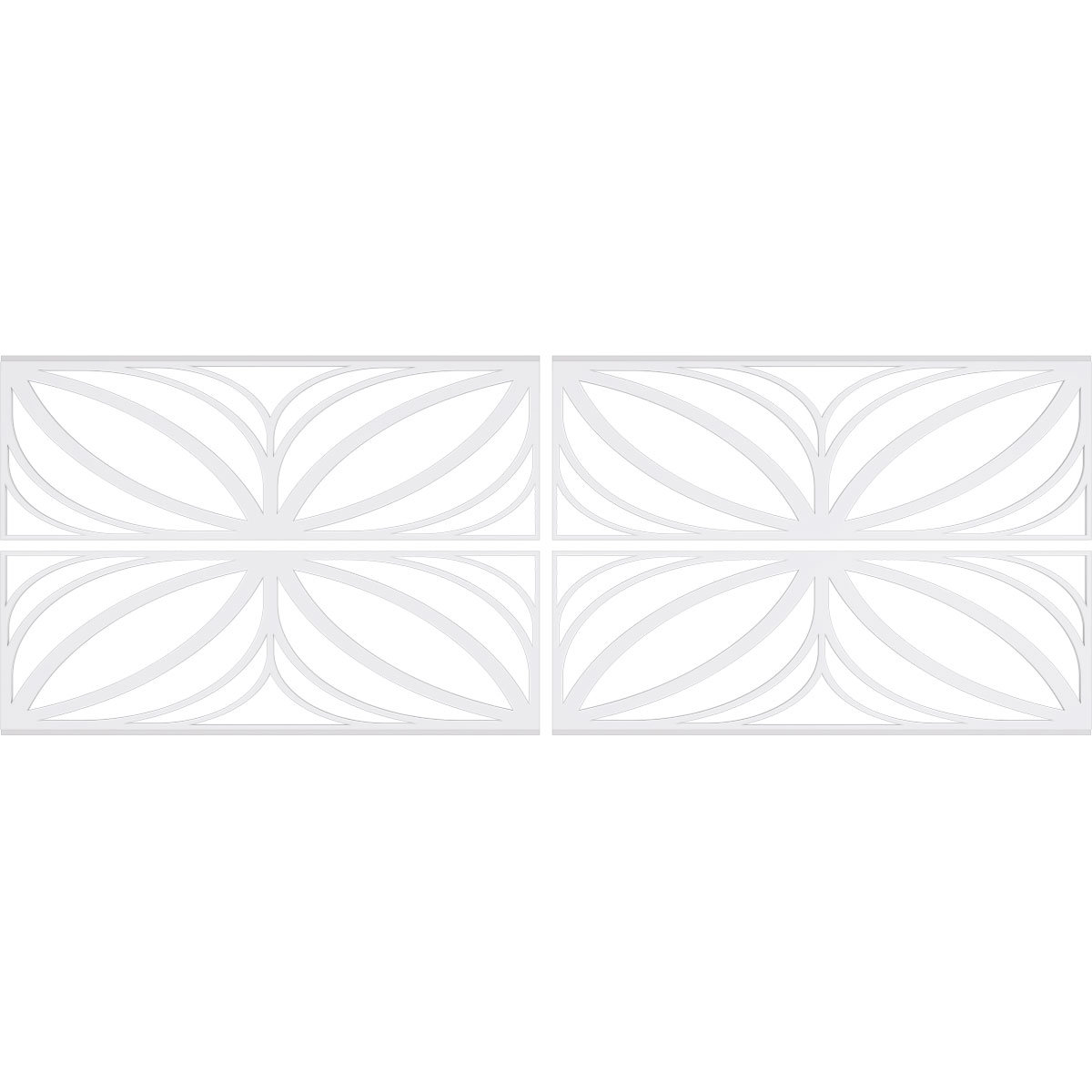 PCI Enterprises 32.25'' H x 94.5'' W x 0.375'' D Expanded Cellular PVC ...