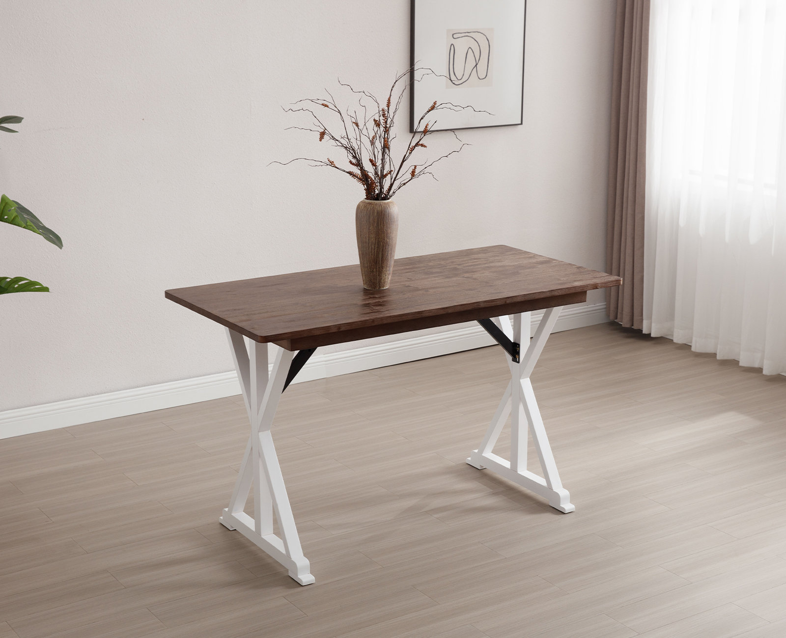 Gracie Oaks Aramis Solid Wood Dining Table - Wayfair Canada