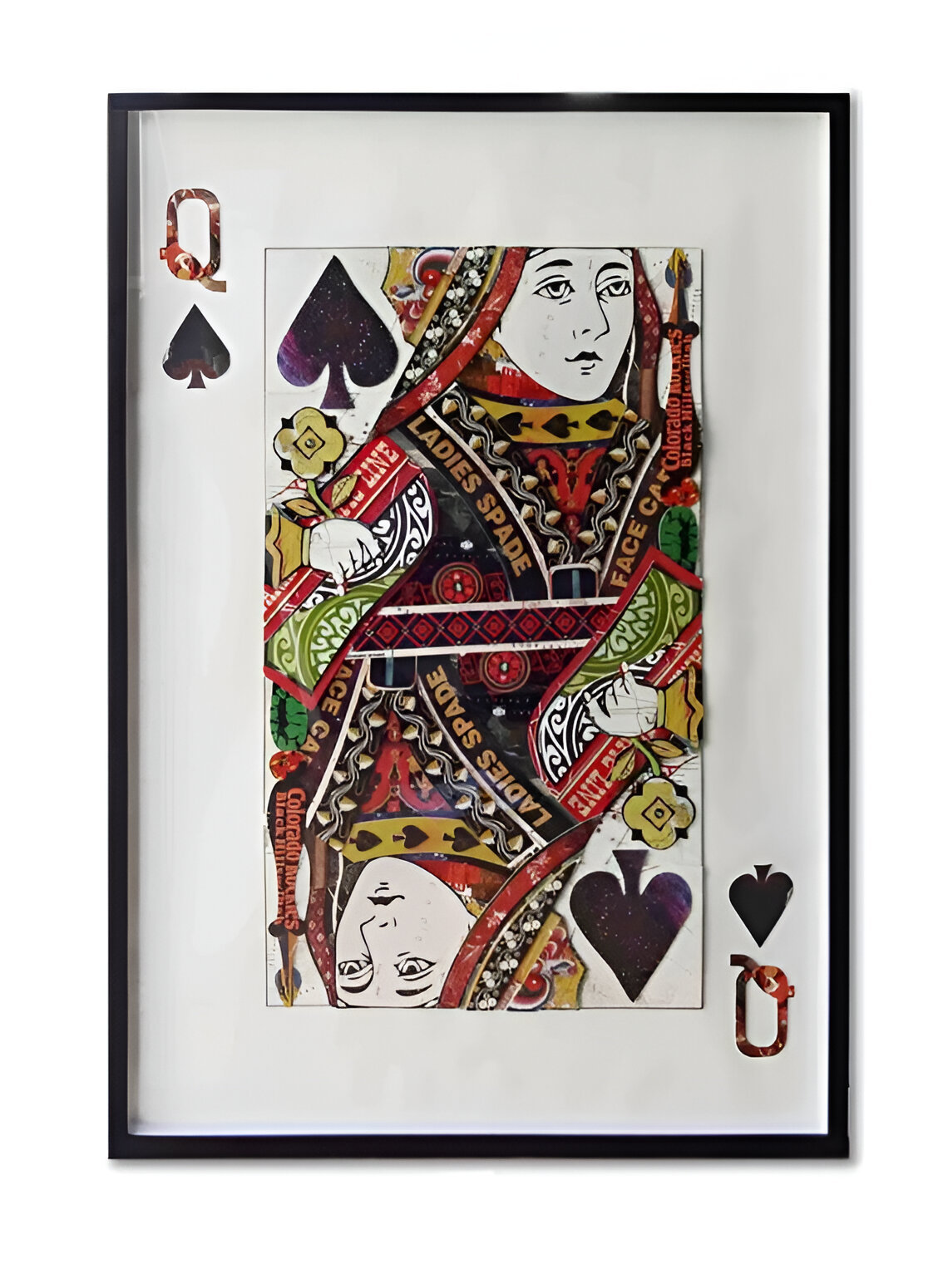 Light Interiors Playing Card Queen Of Spade | Wayfair
