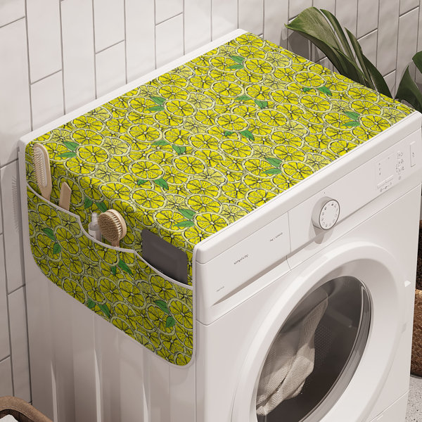 East Urban Home Lemon Washing Machine Organizer Pack of 2 47" x 18.5 ...