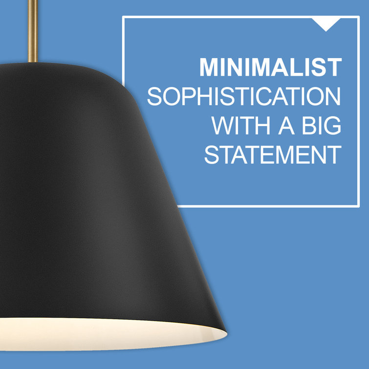 Cayson Single Light Metal Steel Pendant | Joss & Main