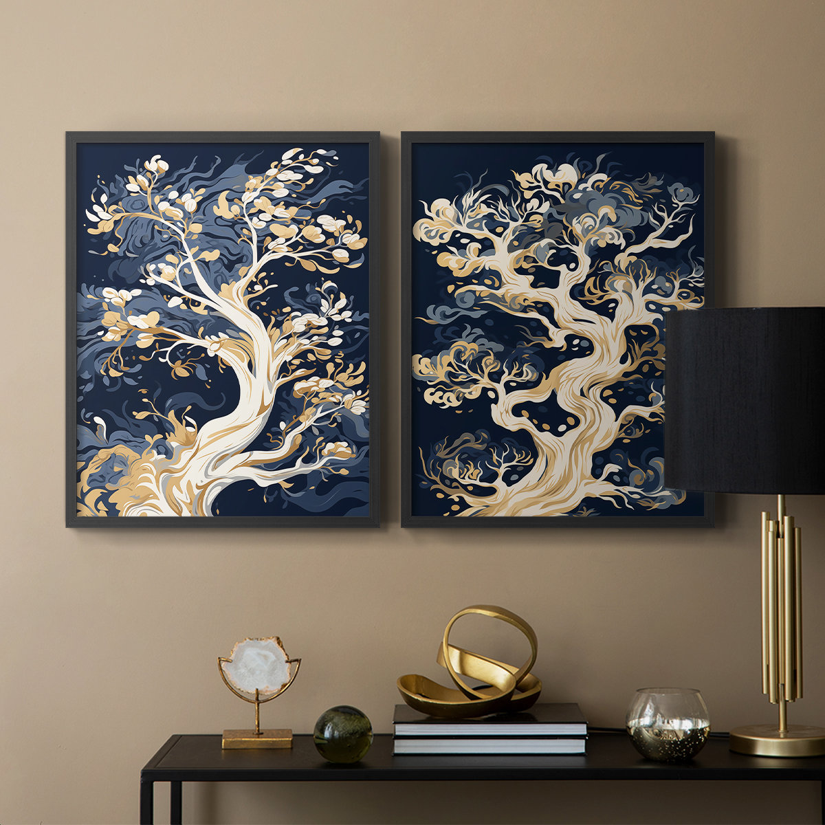 Wexford Home LANDSCAPES Series CLIX-Premium Framed Print -Ready to Hang - No Nails Required - No ...