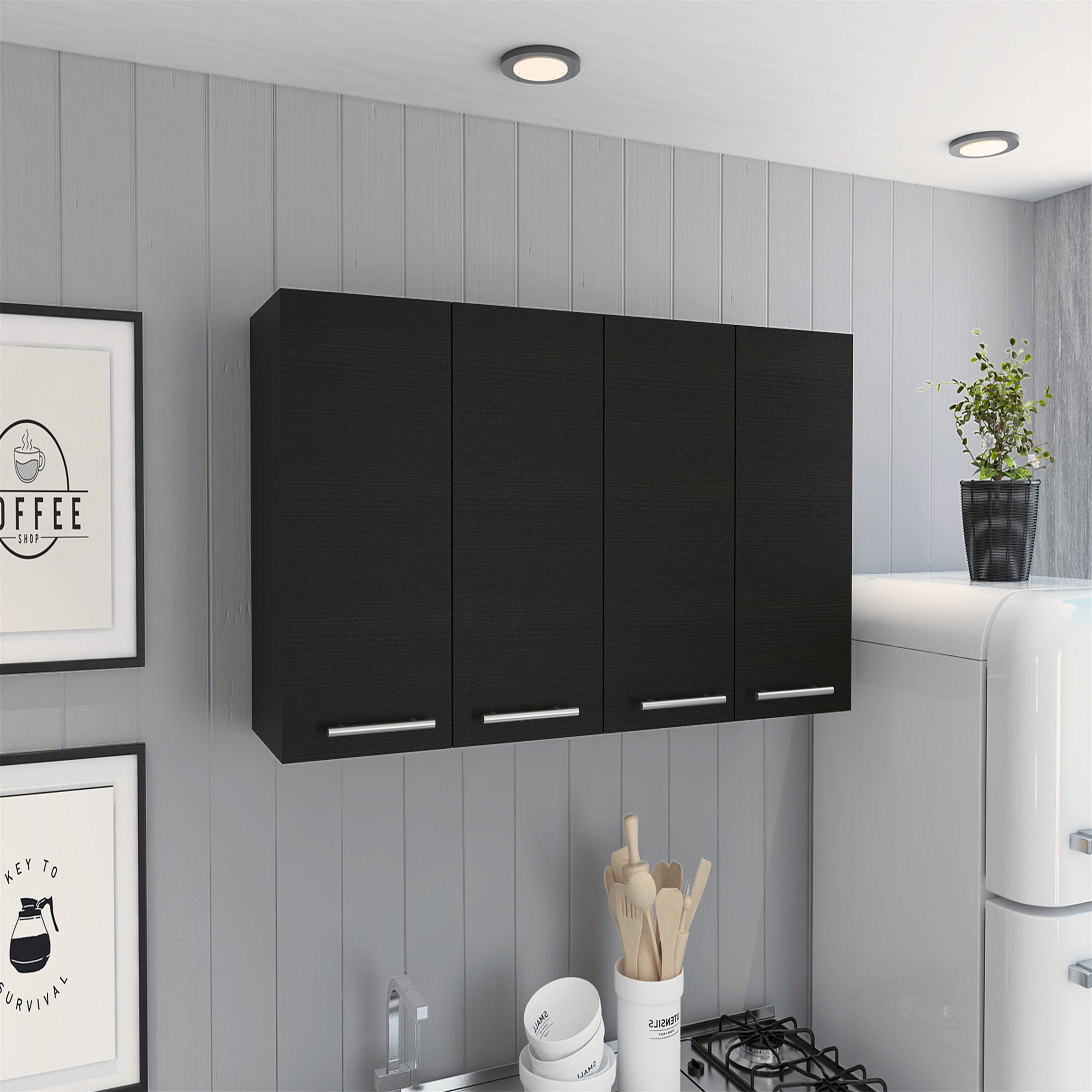 Latitude Run® Stylish Wall Cabinet with Ample Storage and Versatile ...