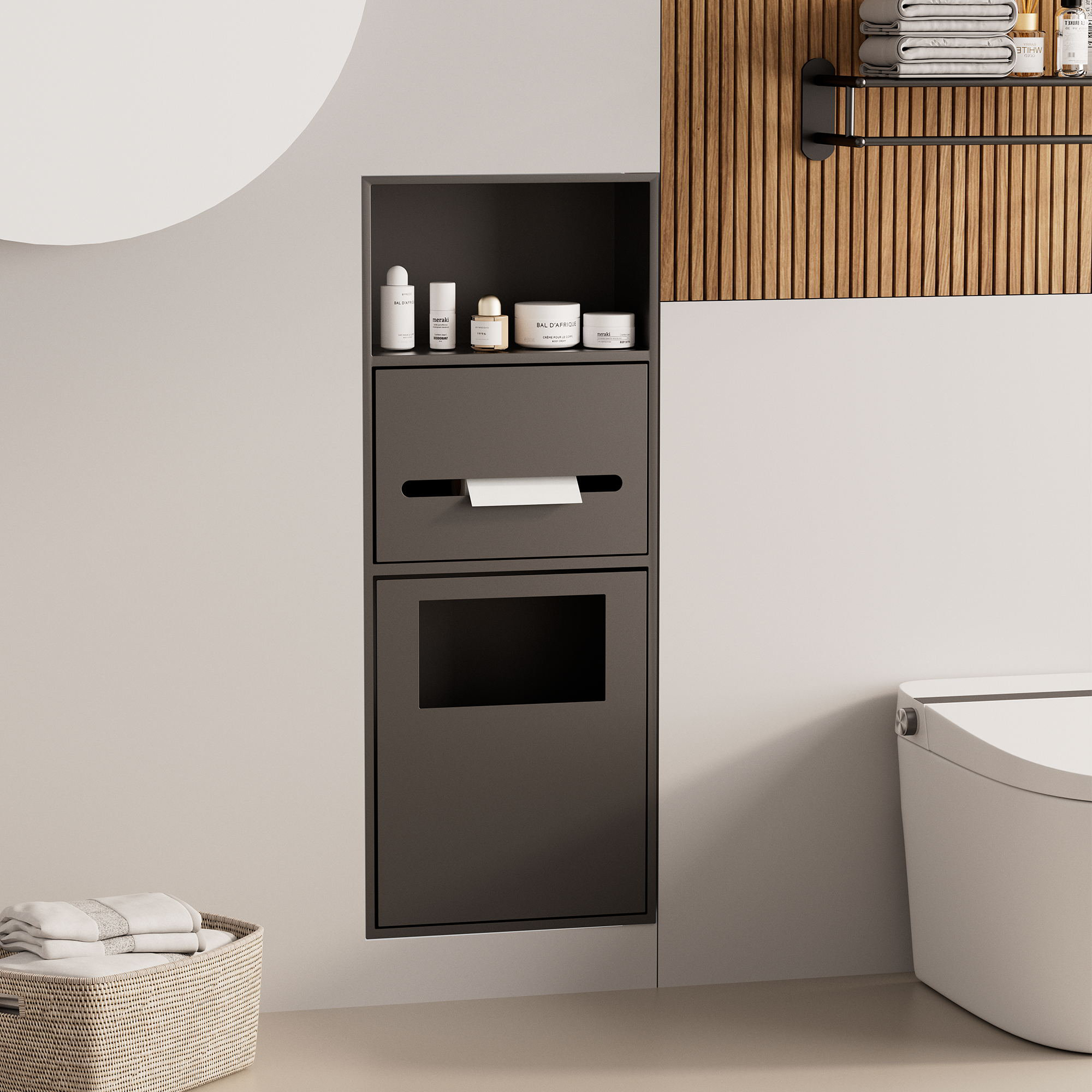 Nisorpa Stainless Steel Wall Niche Rectangular Recessed Shower Niche ...