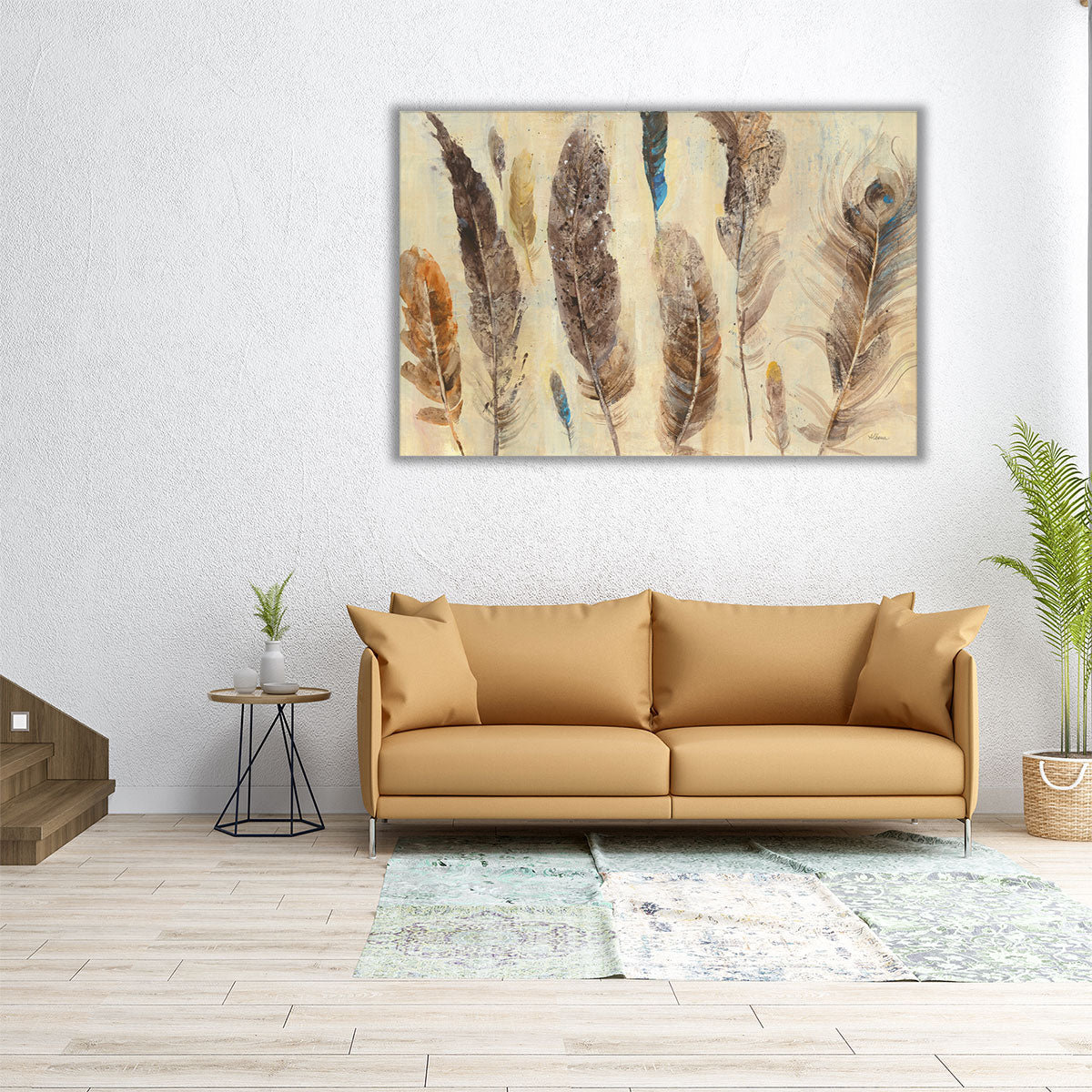Red Barrel Studio® Feather Study - Canvas Print Wall Art | Wayfair