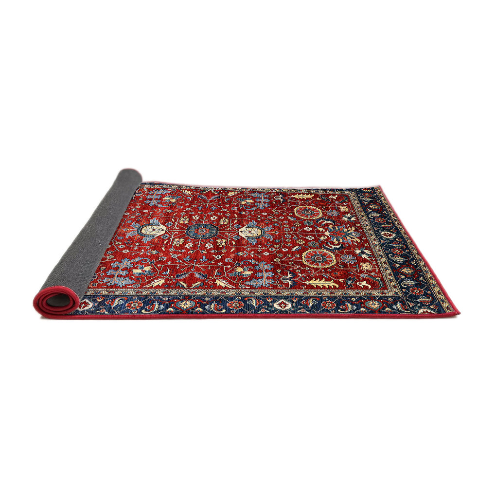 Bungalow Rose Oriental Red/Blue Area Rug | Wayfair
