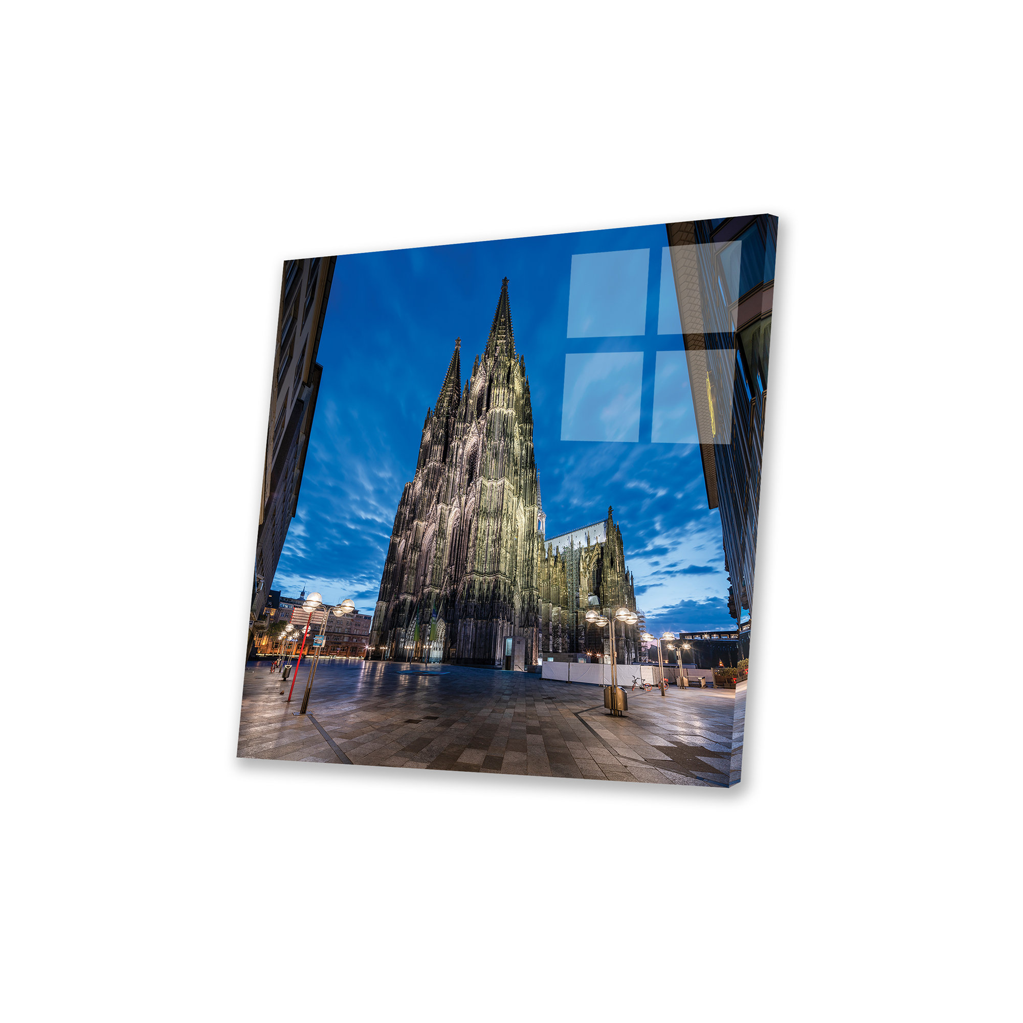 Ebern Designs Cologne Cathedral At Night Print On Acrylic Glass ...