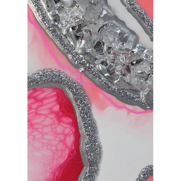 Mercer41 Peppermint Ice - Original Epoxy Resin Wall Art | Wayfair