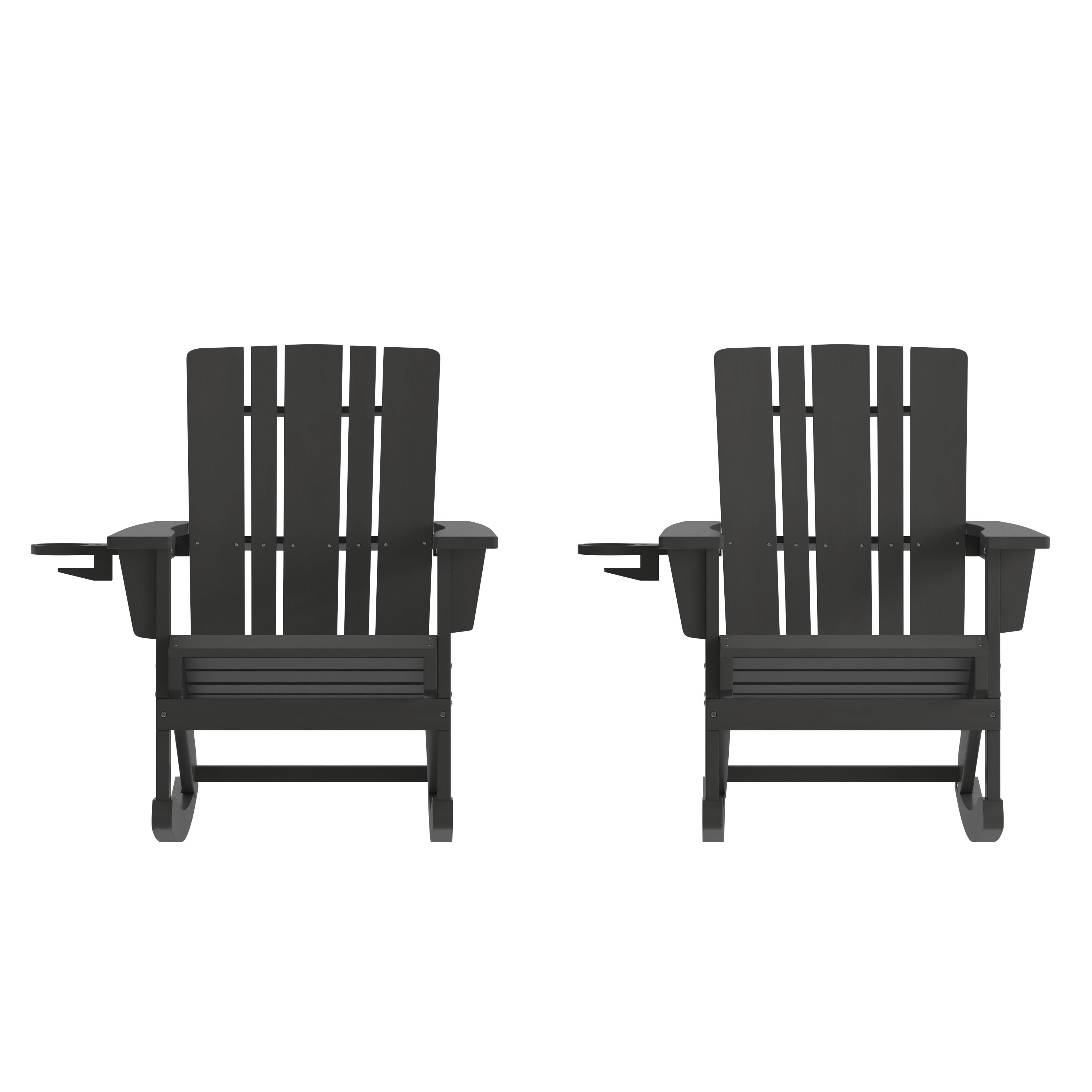Rosecliff Heights Balynda Commercial All-Weather Rocking Adirondack ...
