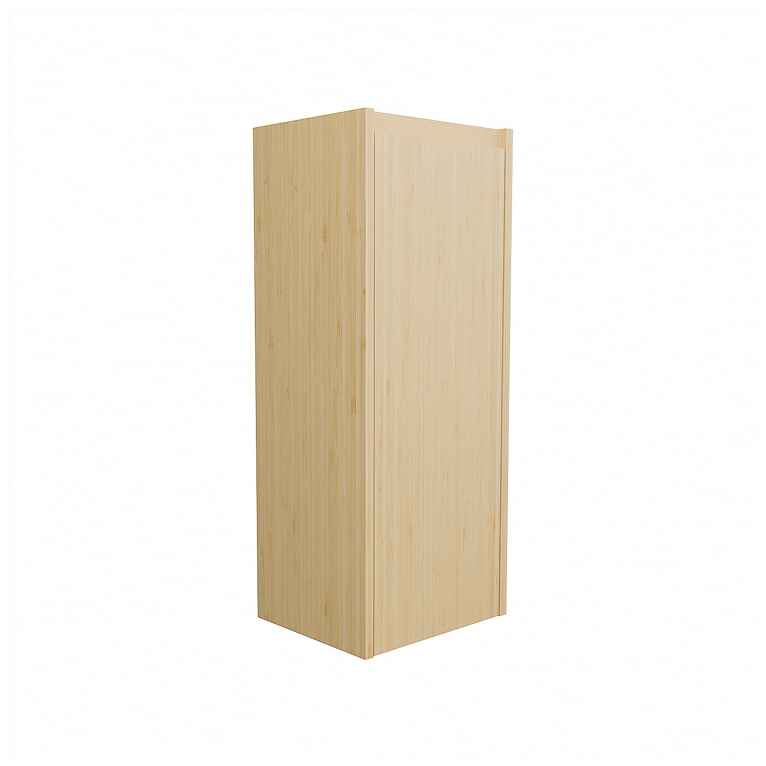 George Oliver Bamboo Side Pressing Process Large Capacity Wall Cabinet ...