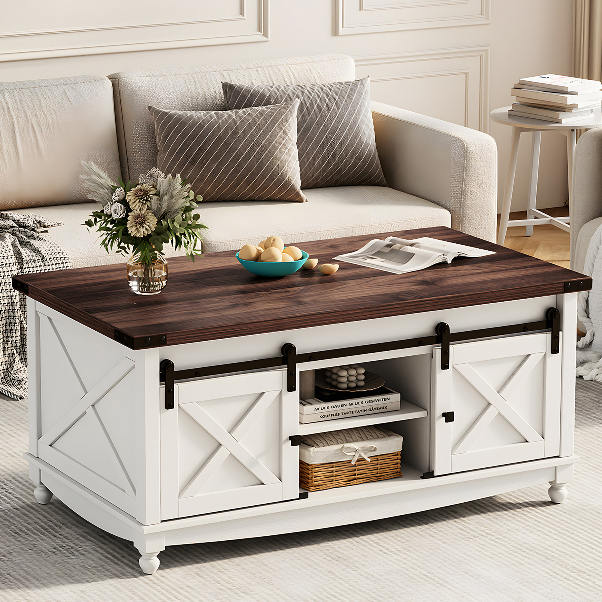 Laurel Foundry Modern Farmhouse® Givens Farmhouse Lift Top Coffee Table ...