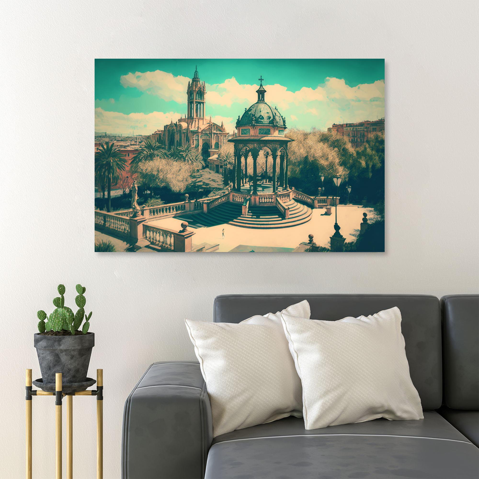 Winston Porter Brenetta Monaco Expressionism Style 4 On Canvas Graphic ...