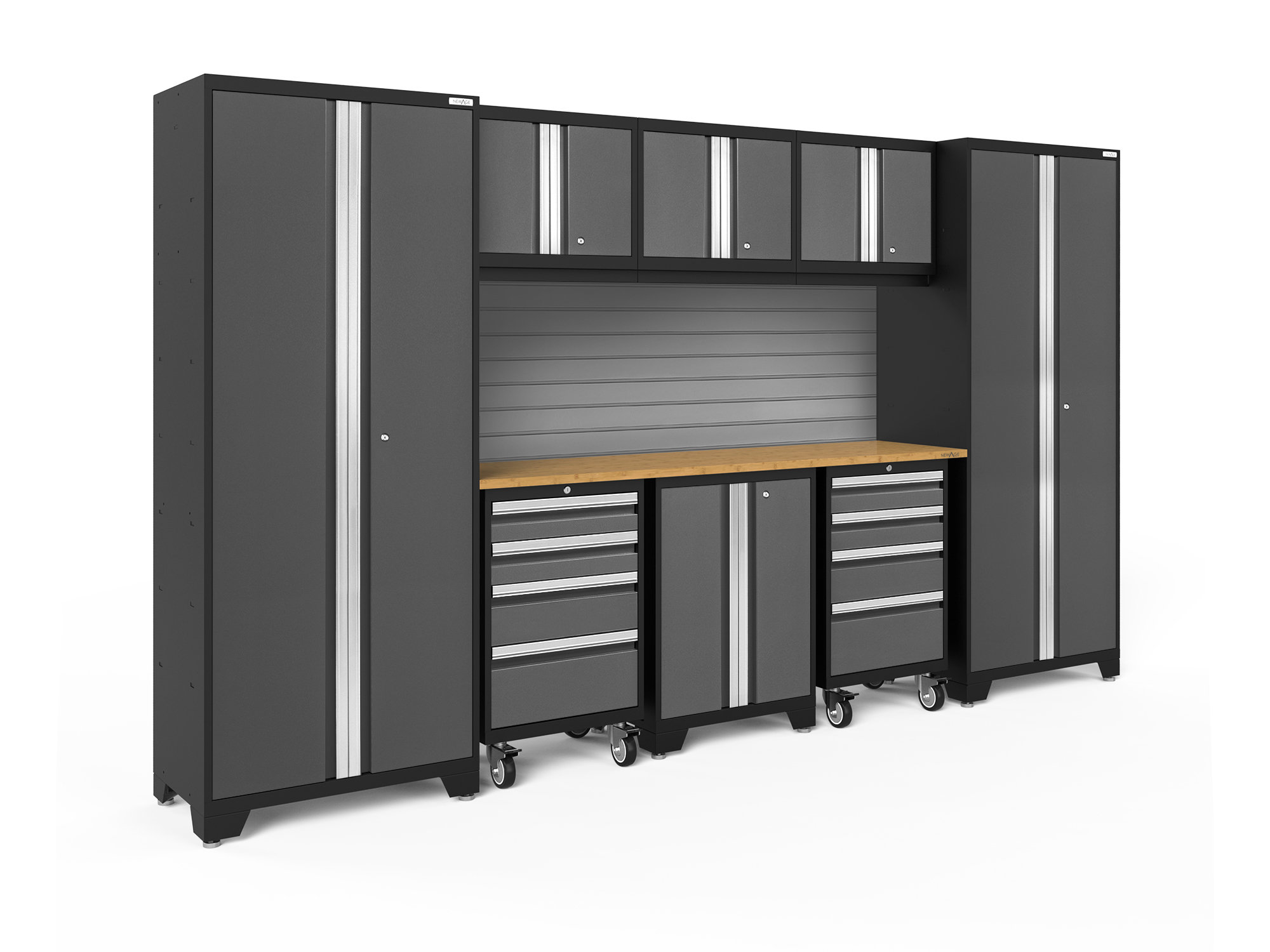 NewAge Products Bold 3.0 Series 9 Piece Complete Storage System ...