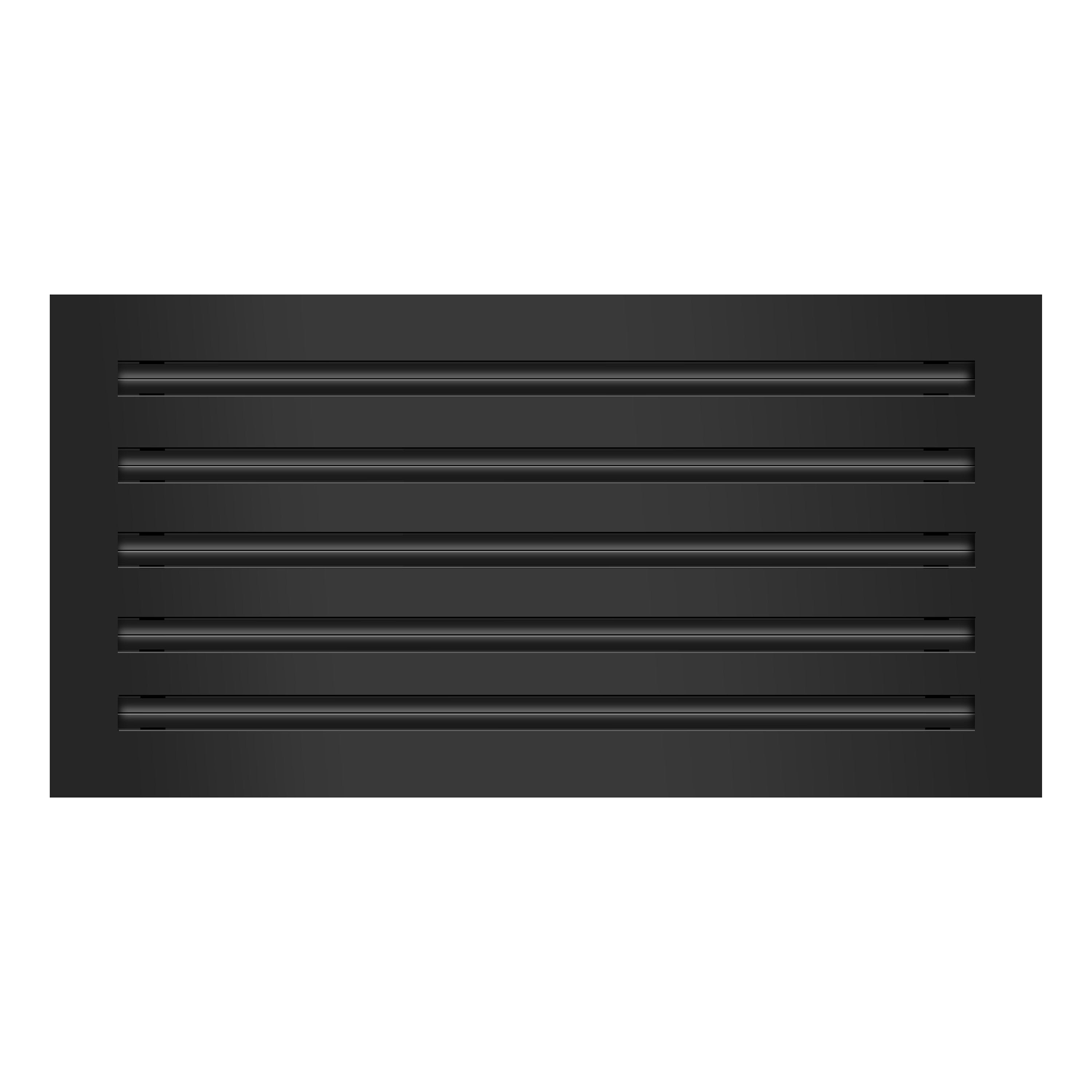 Texas Buildmart BUILDMART - 20x10 Black Modern AC Vent Cover - Standard ...